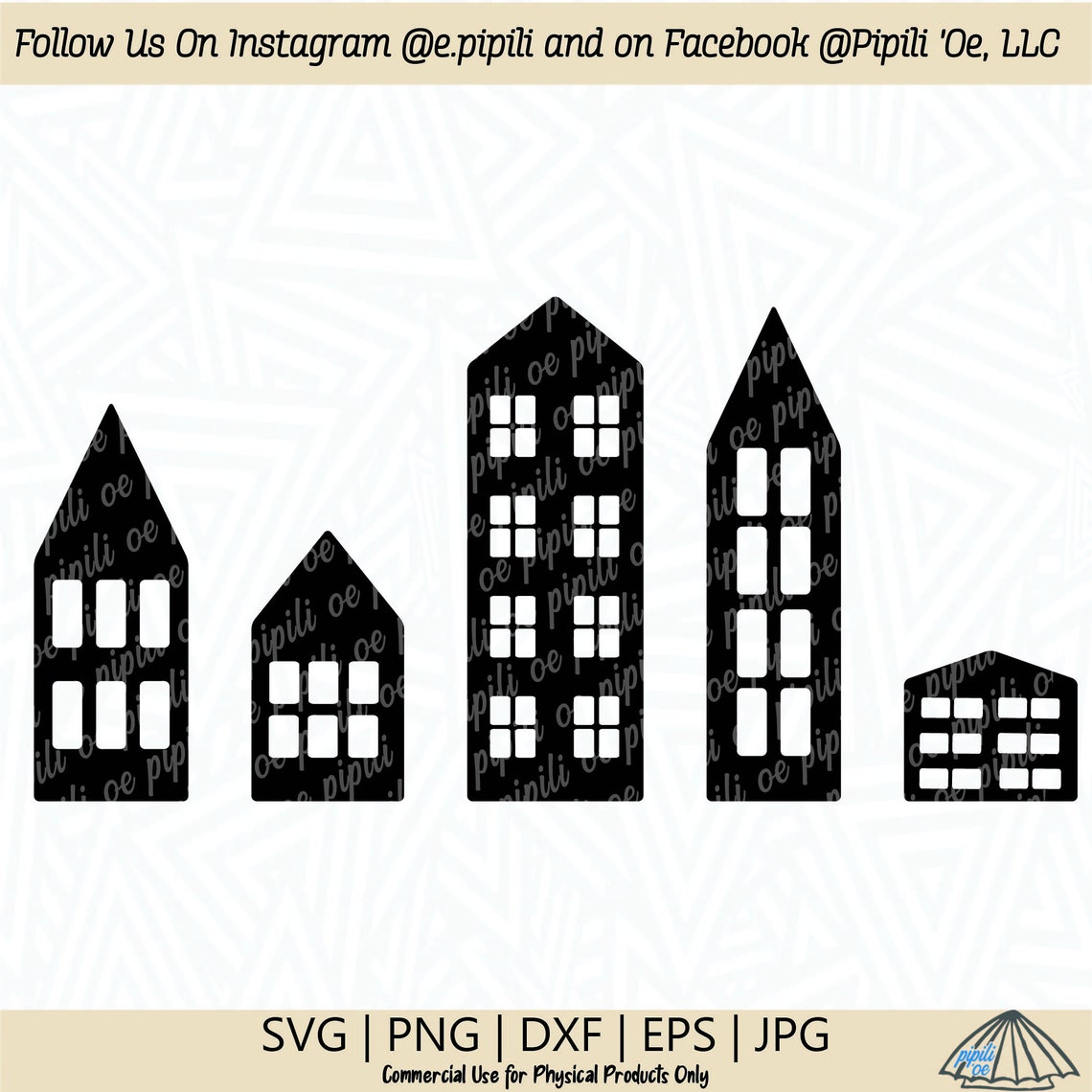 House Shapes SVG House SVG House Clip Art Digital | Etsy