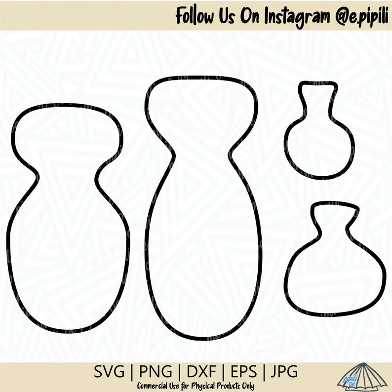 Hand Drawn Ipu SVG Hula SVG Hawaii SVG Ipu Clip Art - Etsy Hong Kong