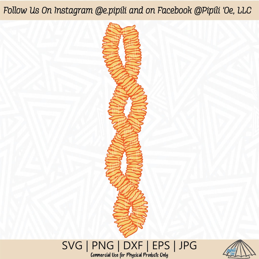 Ilima Lei Section SVG - 'ilima Lei SVG - Hawaii Lei SVG - Digital ...