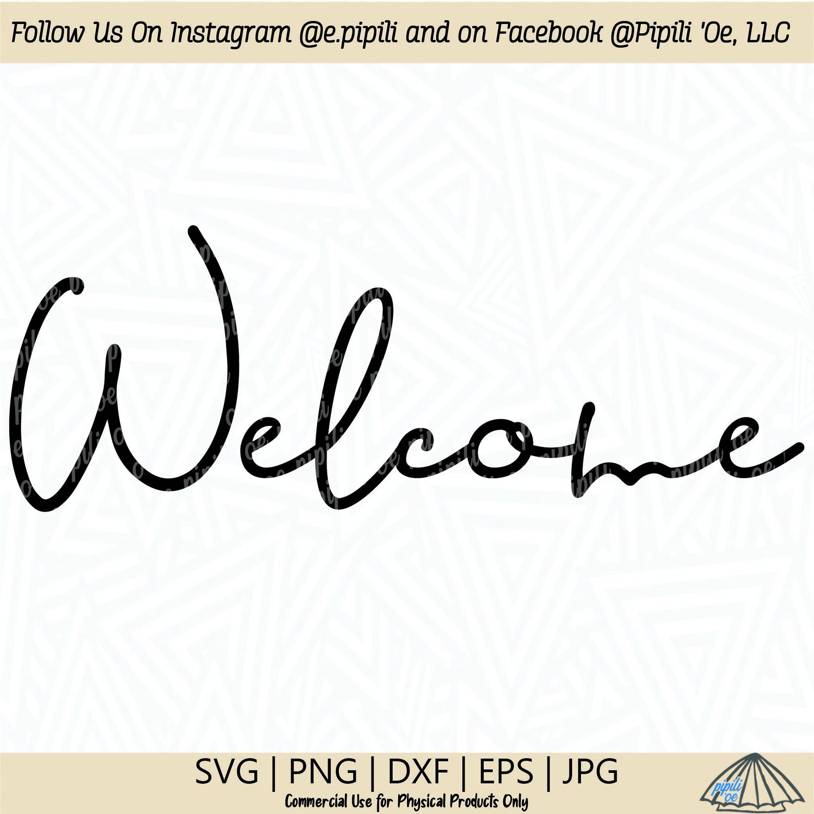 Welcome SVG Welcome Script SVG Welcome Cursive SVG | Etsy
