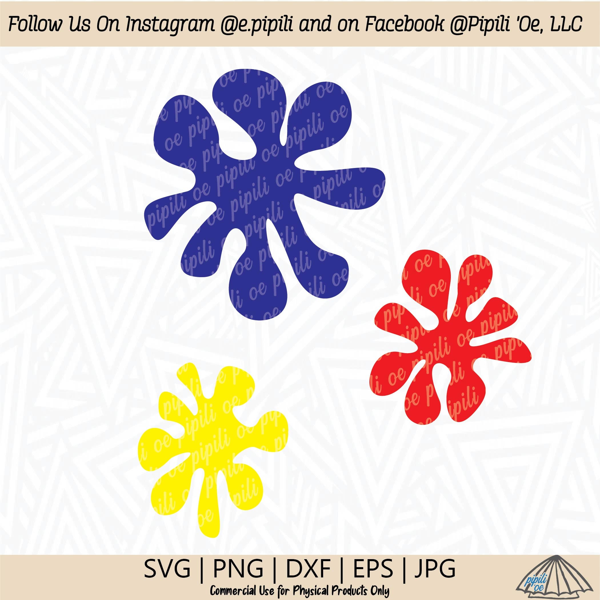 Paint Splotches SVG Ink Splotches SVG Paint Splatter SVG | Etsy Australia