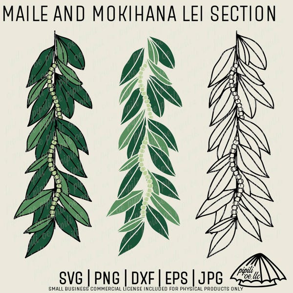 Maile Lei Svg - Etsy