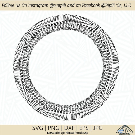 Yellow Ginger Lei SVG Ginger Lei SVG Hawaii Lei SVG | Etsy