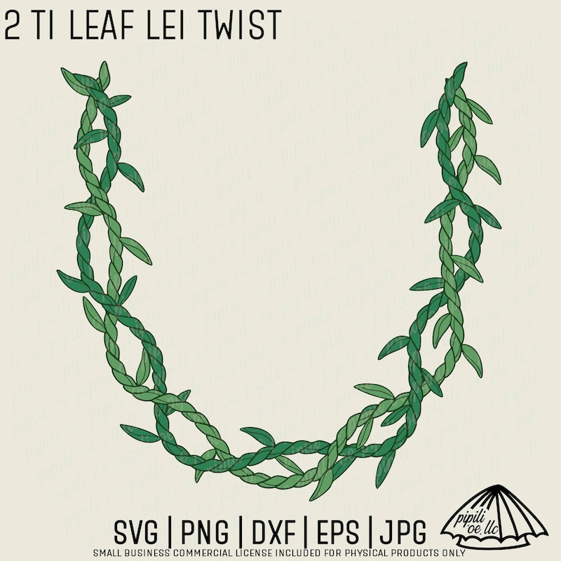 Ti Leaf Maile Art - Etsy