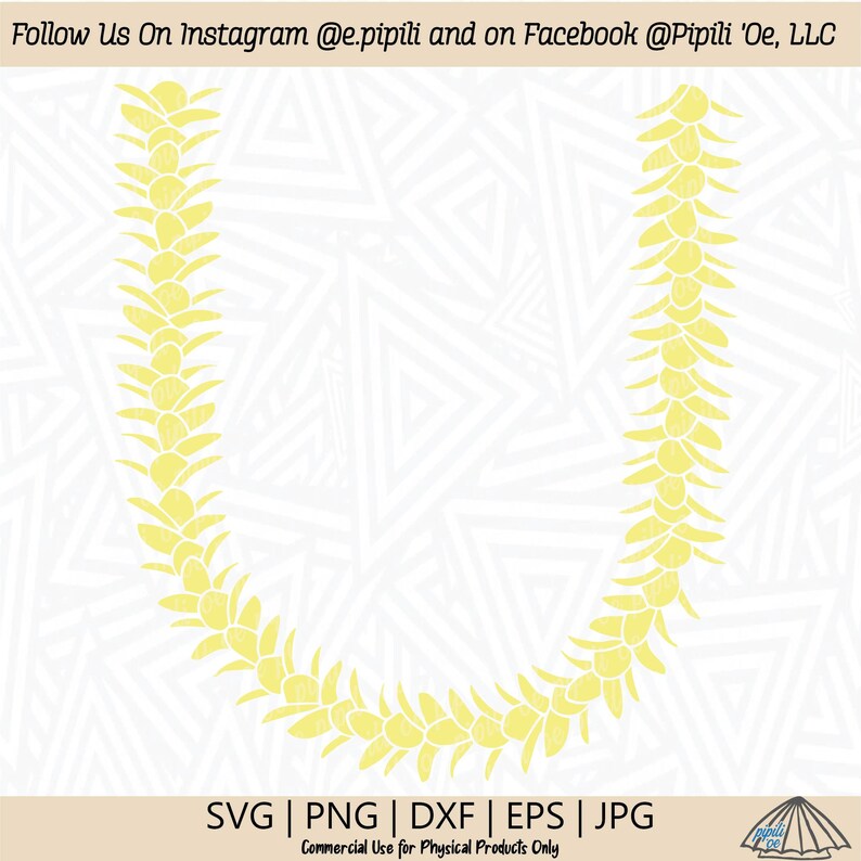 Plumeria Flower Half Lei Color SVG Plumeria SVG Hawaii - Etsy