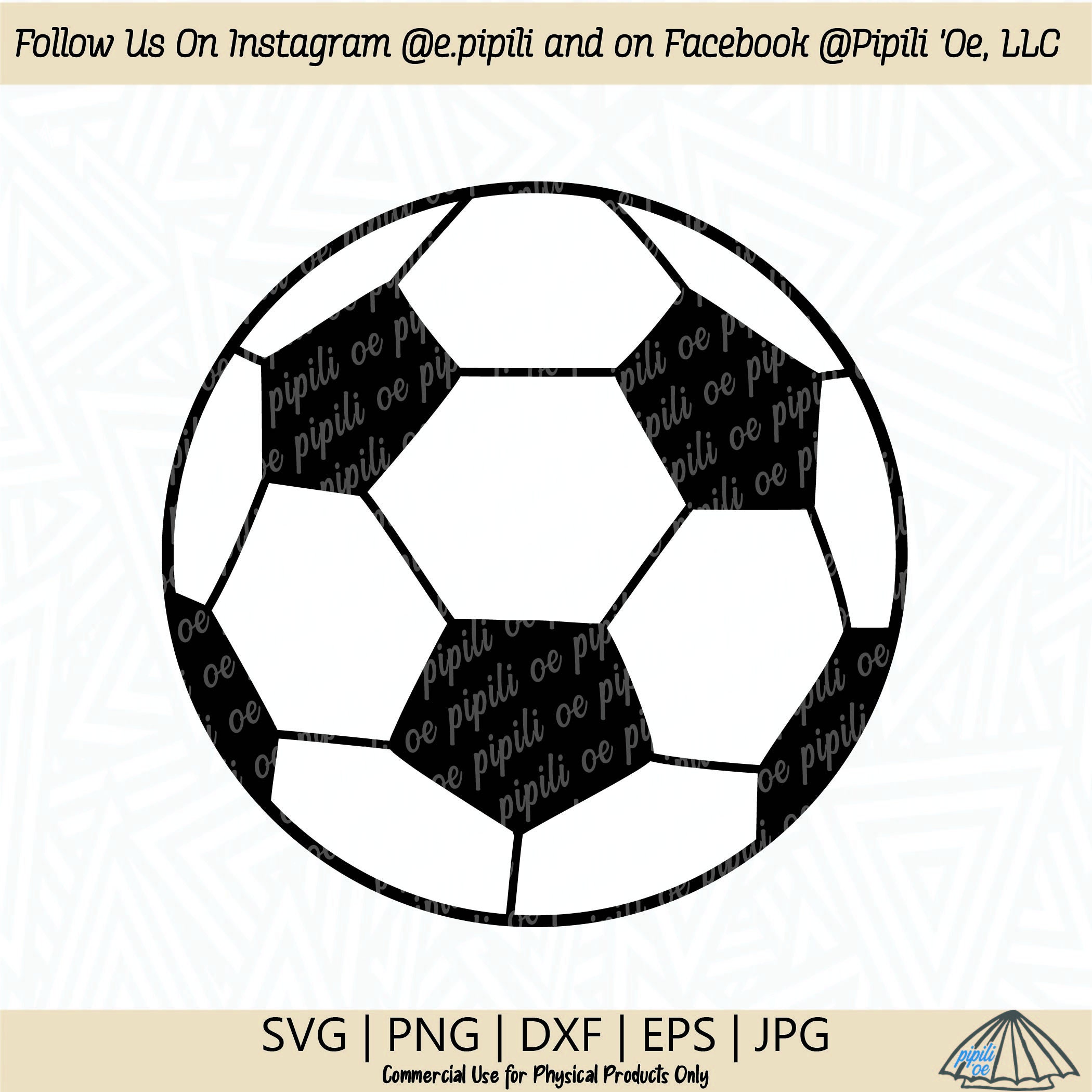 Soccer Ball SVG Soccer Ball Cutting File Soccer Ball Clip | Etsy
