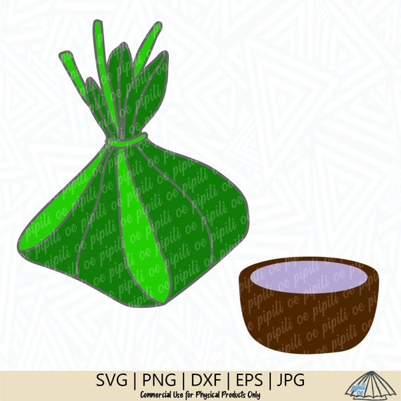 Laulau and Poi SVG Food SVG Hawaii SVG Laulau and Poi - Etsy Canada