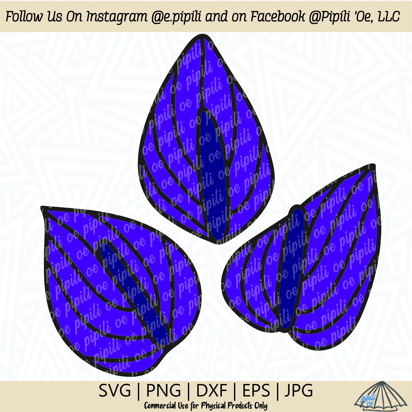 Purple Anthurium SVG Flower SVG Plant SVG Digital - Etsy