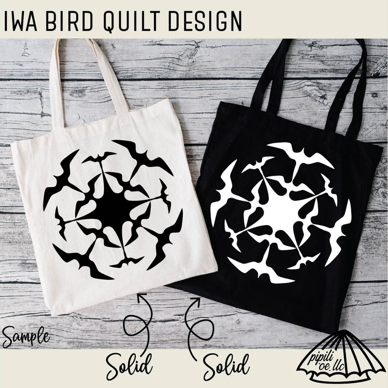 Iwa Bird Quilt Design SVG - Iwa Bird SVG - Bird Silhouette SVG - Hawaii ...