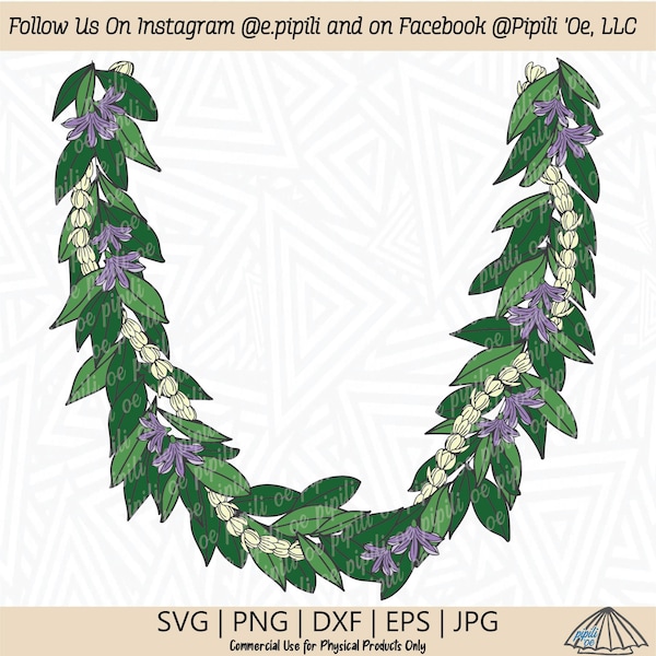 Maile Lei Svg - Etsy