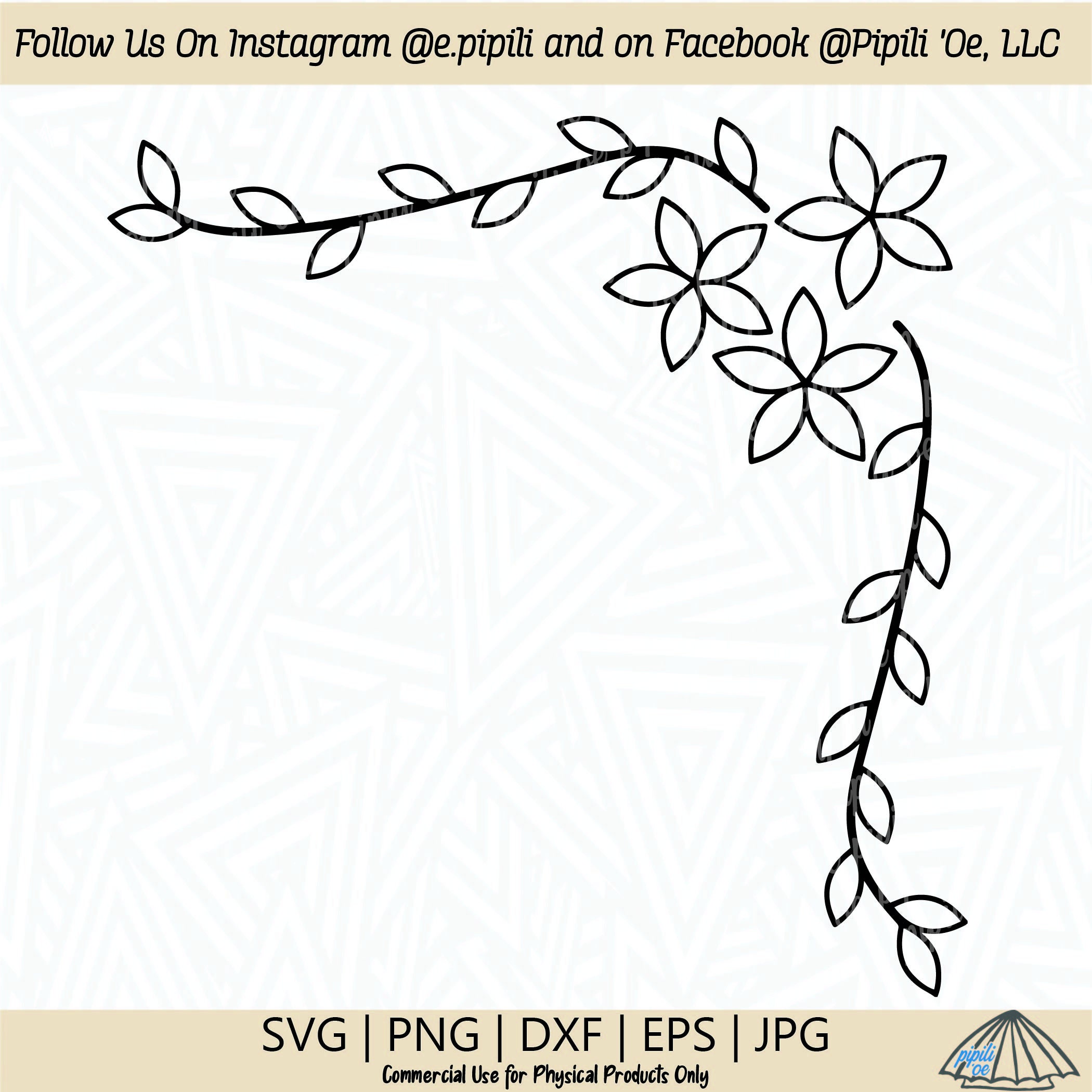 Corner Designs Bundle Floral Corner Design SVG Floral SVG - Etsy UK