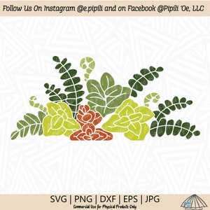Liko Arrangement SVG - Liko of the Lehua SVG - Digital Download - Fern ...