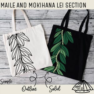 Maile and Mokihana Lei Section SVG - Maile Lei SVG - Maile Svg ...