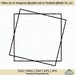 Layered Square Frame SVG - Double Square Frame SVG - Square Frame SVG ...