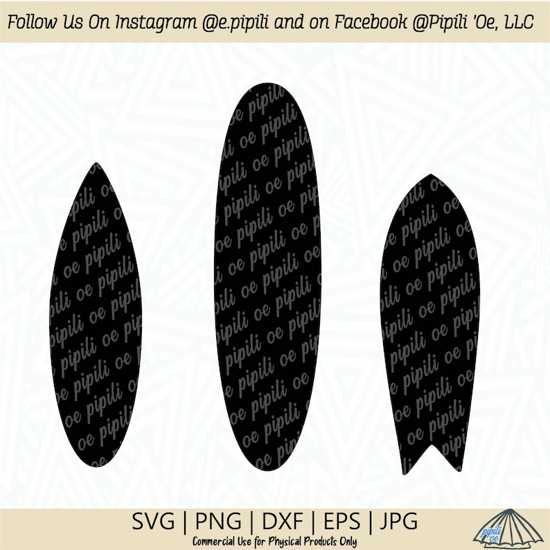 Surfboard Shapes SVG Surfboard SVG Surfboard Clip Art - Etsy