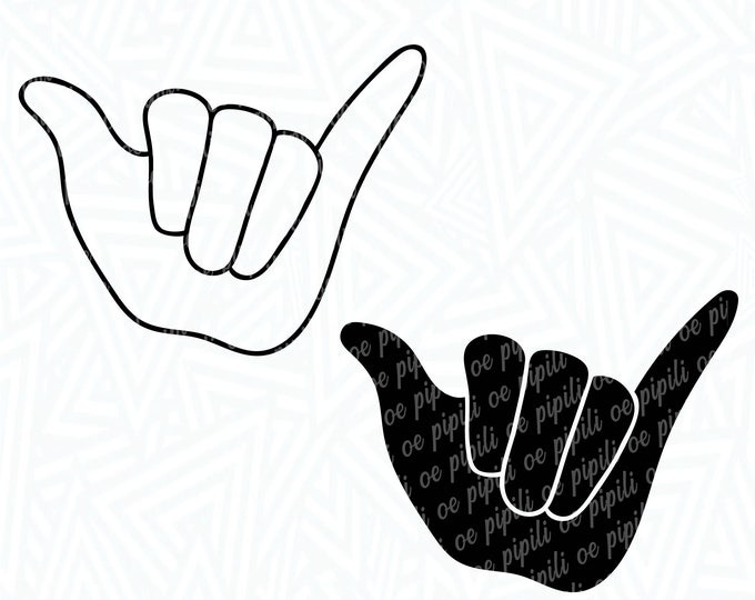 Shaka Hand Sign | Bedroom or Nursery Room Decor | Surf Home Decor ...