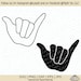 Shaka Sign SVG - Shaka Hawaii SVG - Hang Loose SVG - Digital Download ...