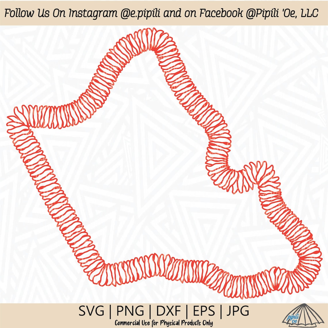 Oahu Island Ilima Lei SVG - Ilima Lei SVG - Digital Download - Oahu ...