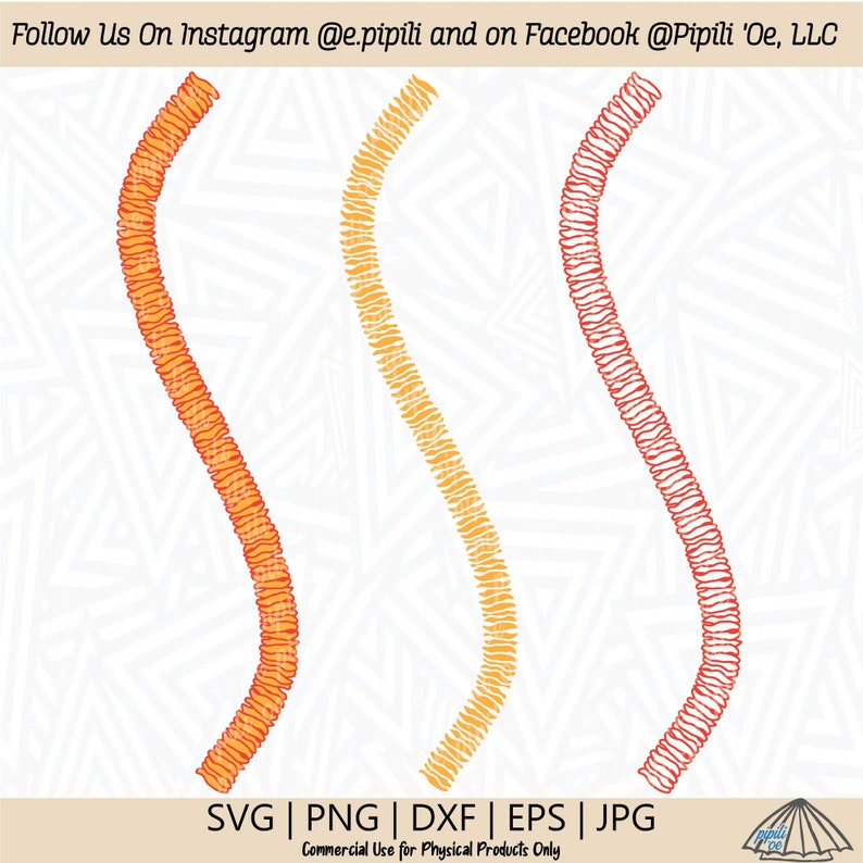Ilima Lei S Shape SVG - 'ilima Lei SVG - Hawaii Lei SVG - Digital ...