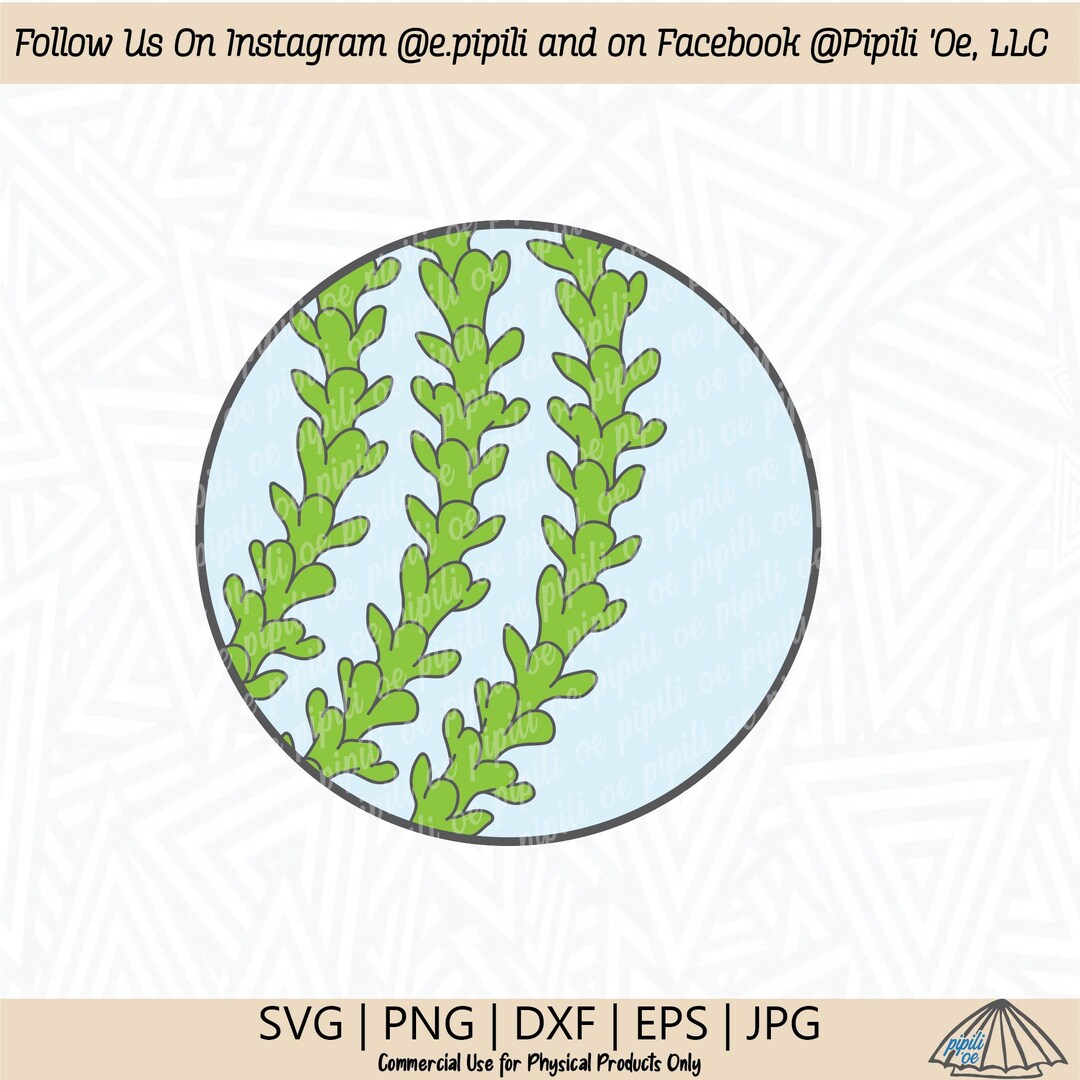 Pakalana Lei Circle Design SVG - Pakalana Lei SVG - Digital Download ...