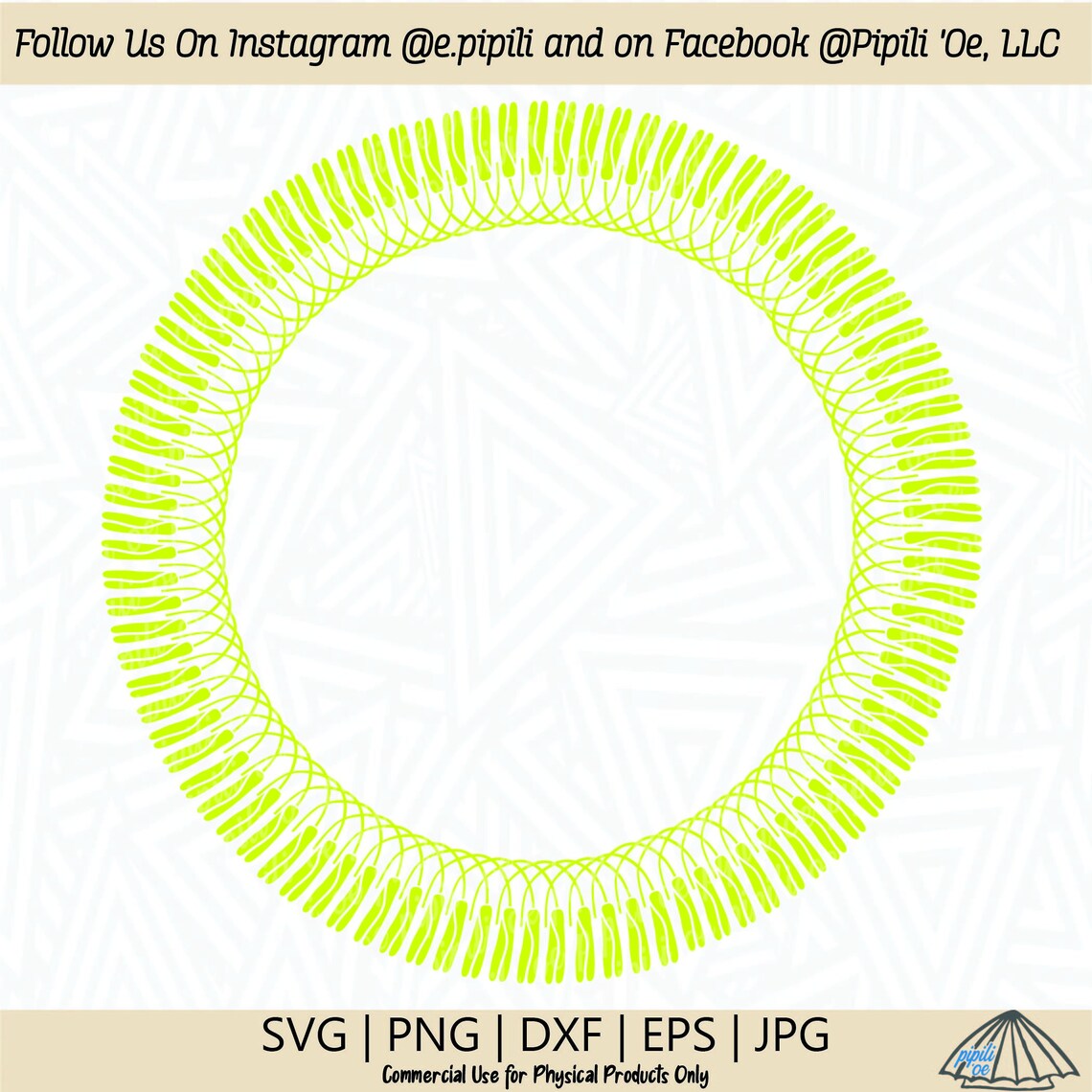 Yellow Ginger Lei SVG - Ginger Lei SVG - Hawaii Lei SVG - Digital ...