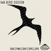 3 Iwa Birds in Flight SVG - Iwa Bird SVG - Bird Silhouette SVG - Hawaii ...