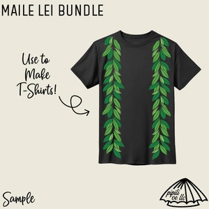Maile Lei Bundle SVG - Hawaii SVG Designs - Laser Engraving - Hawaiian ...