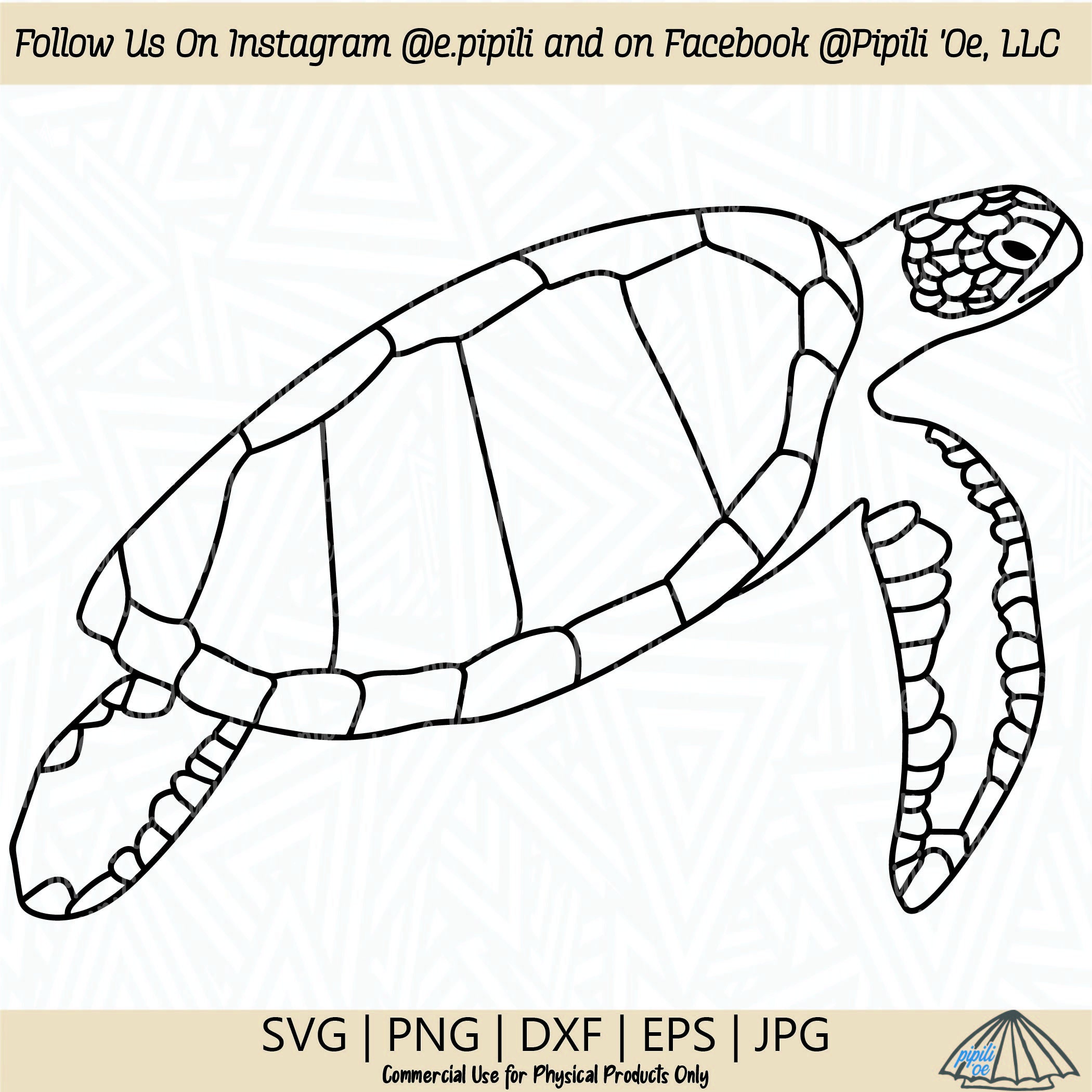Turtle Side View SVG Honu SVG Turtle Clip Art Ocean Svg - Etsy UK