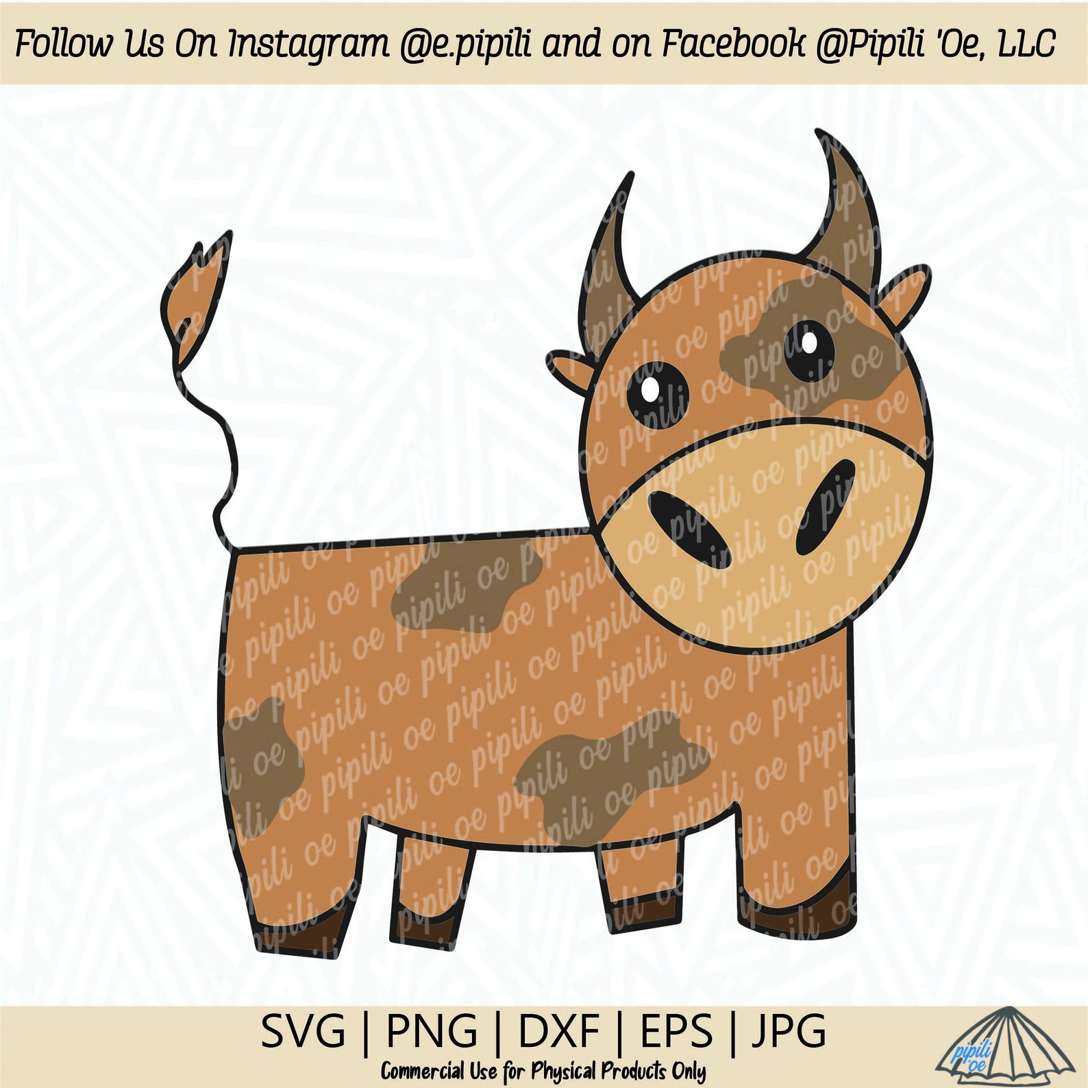 Cute Cow SVG Cow Cartoon SVG Illustrated Cow SVG Digital - Etsy