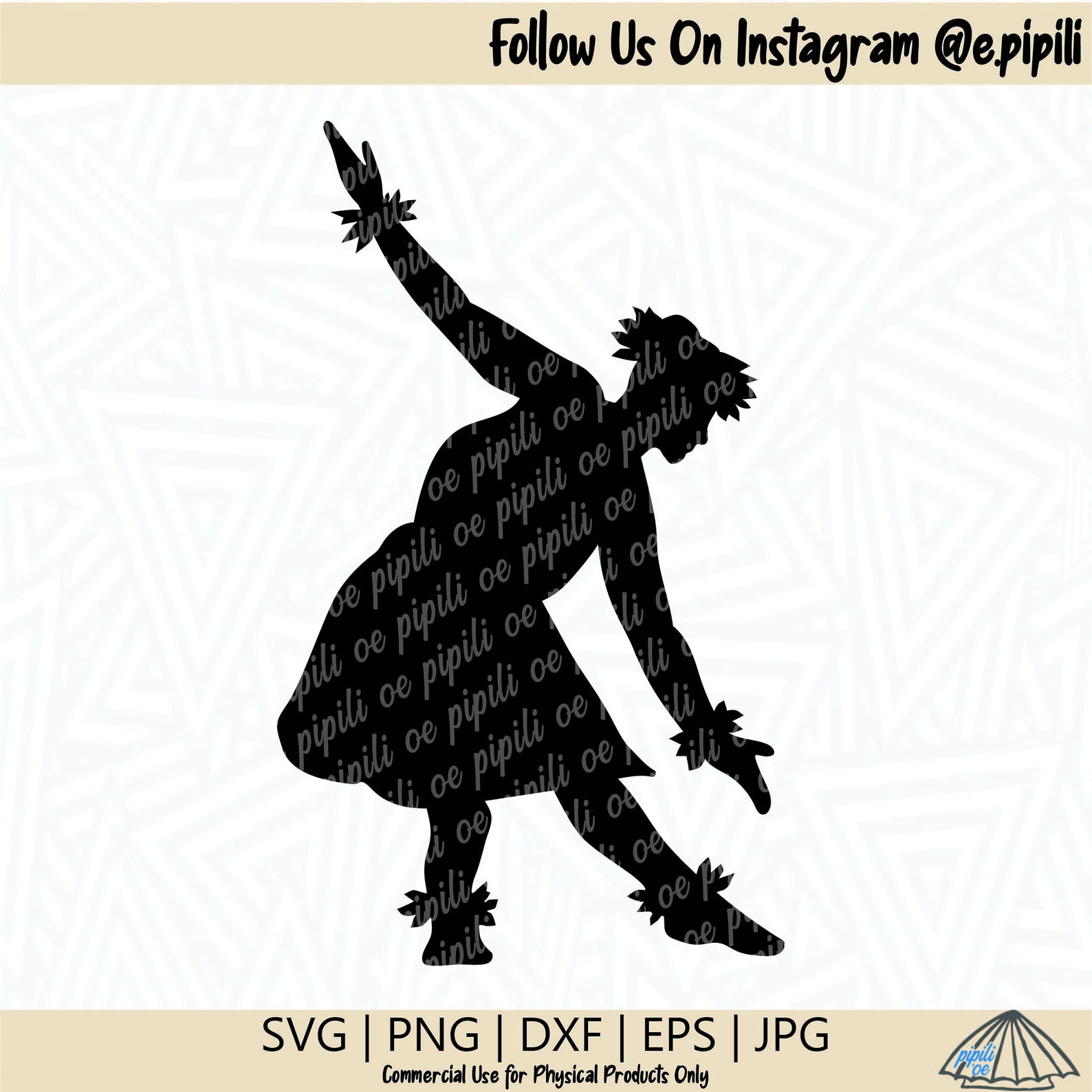 Hula Dancer Silhouette SVG Hawaii SVG Hula SVG Digital - Etsy