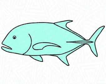 Ulua SVG Trevally Svg Ulua Fish Ulua Tribal Svg Maori - Etsy
