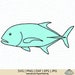 Ulua - Giant Trevally SVG - Fish SVG - Ulua SVG - Giant Trevally Svg ...
