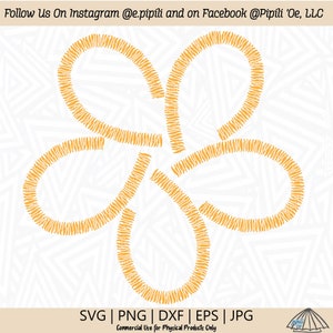 Ilima Lei Flower SVG - 'ilima Lei SVG - Hawaii Lei SVG - Digital ...