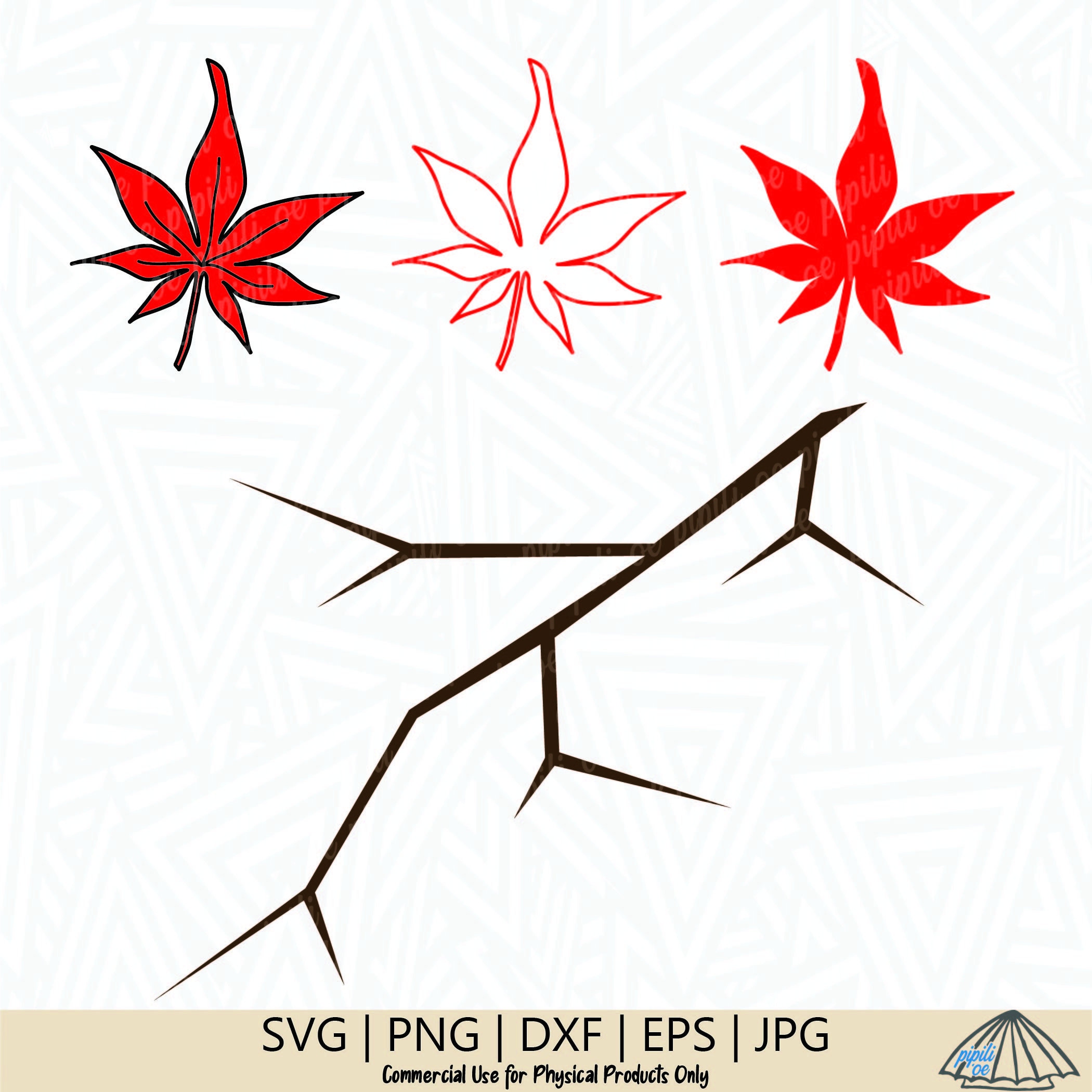 Japanese Maple SVG Leaf SVG Maple SVG Asian Svg Leaves - Etsy