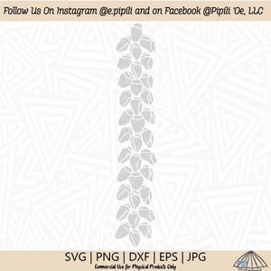 Niihau Shell Lei Section SVG - Niihau Shell Necklace Cut File - Digital ...