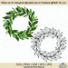 Maile Circle Frame SVG - Maile Wreath SVG - Wreath SVG - Digital ...