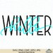 Hello Winter SVG Sayings SVG Quote SVG Hello Winter Cut File Cricut ...
