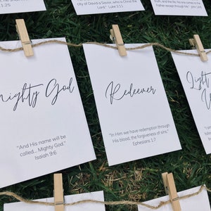 Abc's A-Z Bible Memory Verse Cards to Print and Cut Out, Digital ...