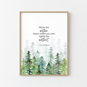 Charlotte Mason Quote • Printable Wall Art • Classroom Decor ...