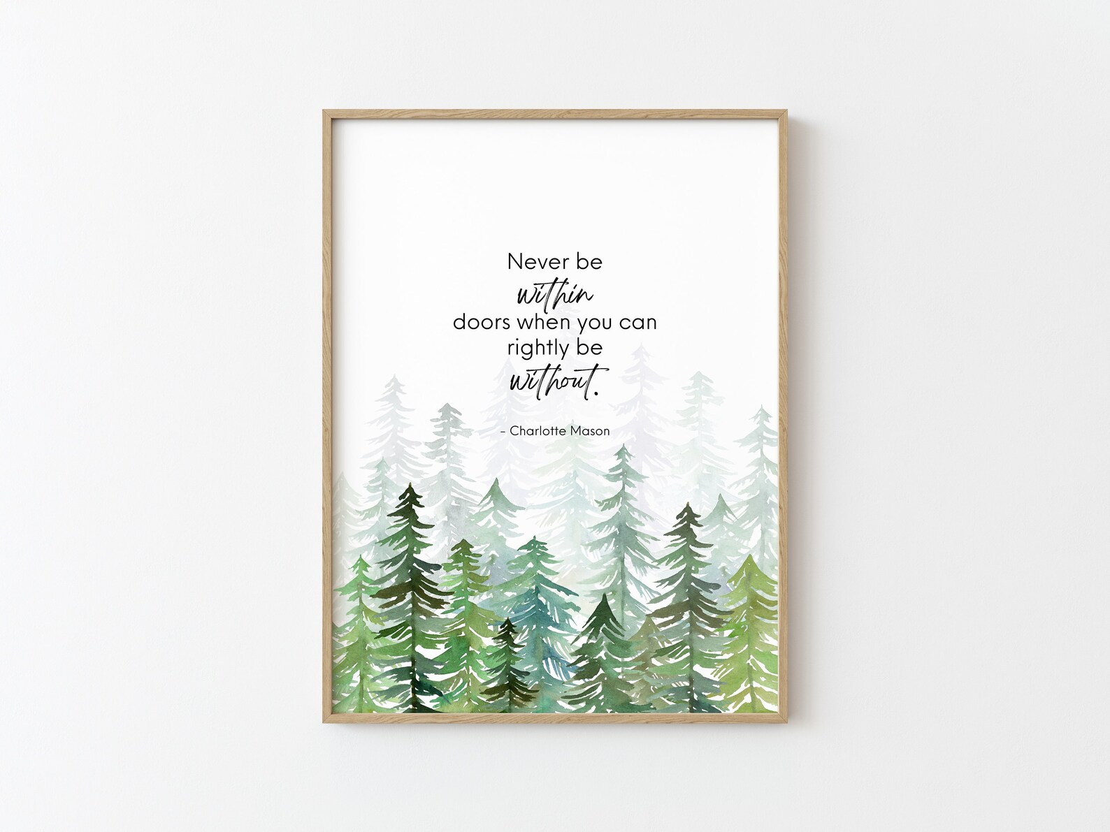 Charlotte Mason Quote • Printable Wall Art • Classroom Decor ...