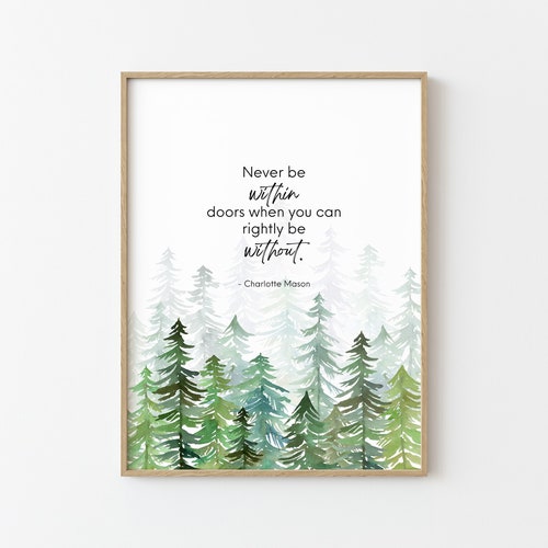 Charlotte Mason Quotes Classroom Decor Homeschool - Etsy