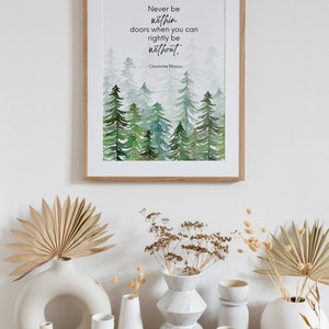 Charlotte Mason Quote • Printable Wall Art • Classroom Decor ...