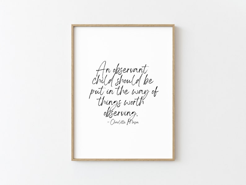 Charlotte Mason Quotes • Classroom Decor • Homeschool Printables ...