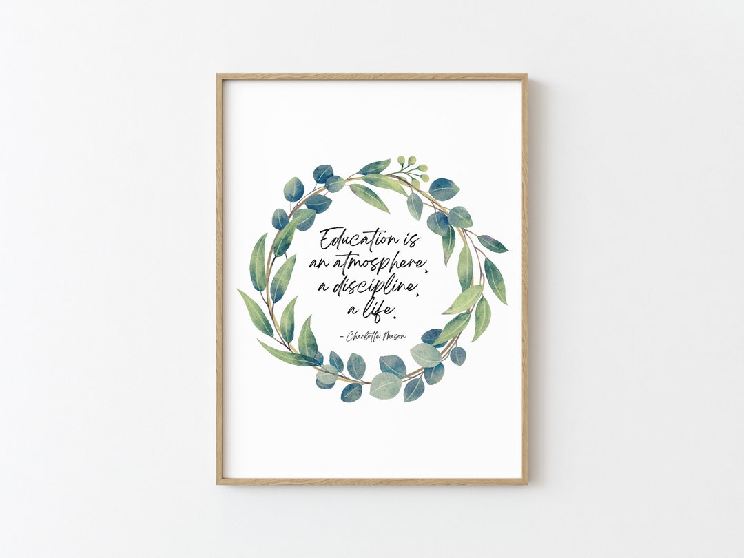 Charlotte Mason • Education Quote • Digital Printable • Instant ...