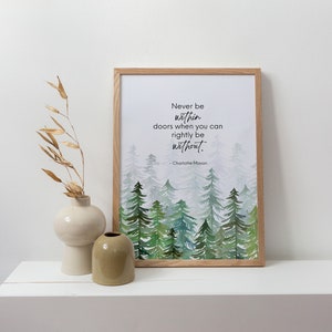 Charlotte Mason Quote • Printable Wall Art • Classroom Decor ...