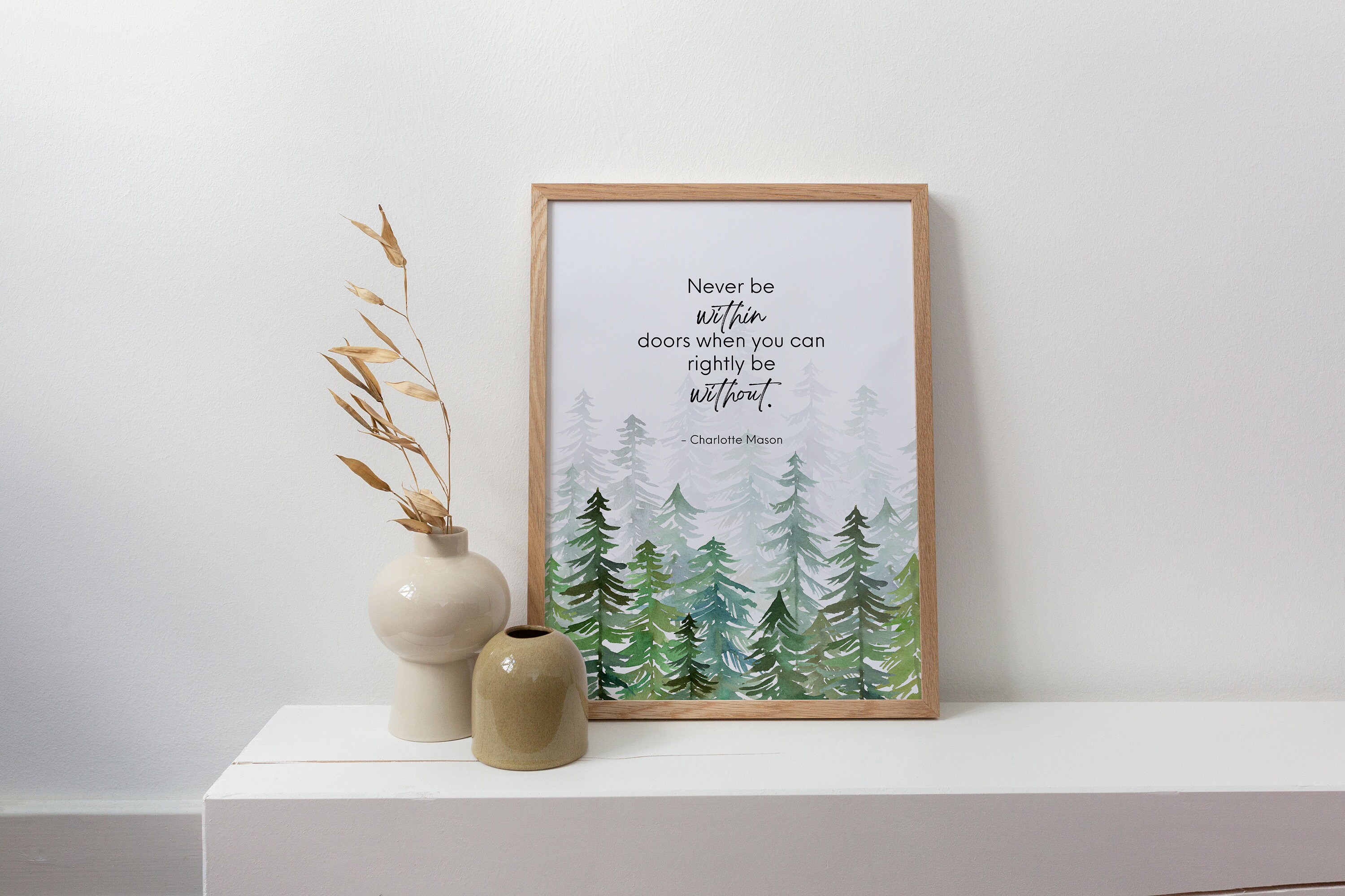 Charlotte Mason Quote • Printable Wall Art • Classroom Decor ...