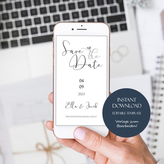 Electronic Save The Date Card