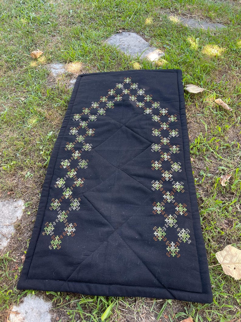 Embroidery Prayer Rug, Handmade Janamaz - Etsy