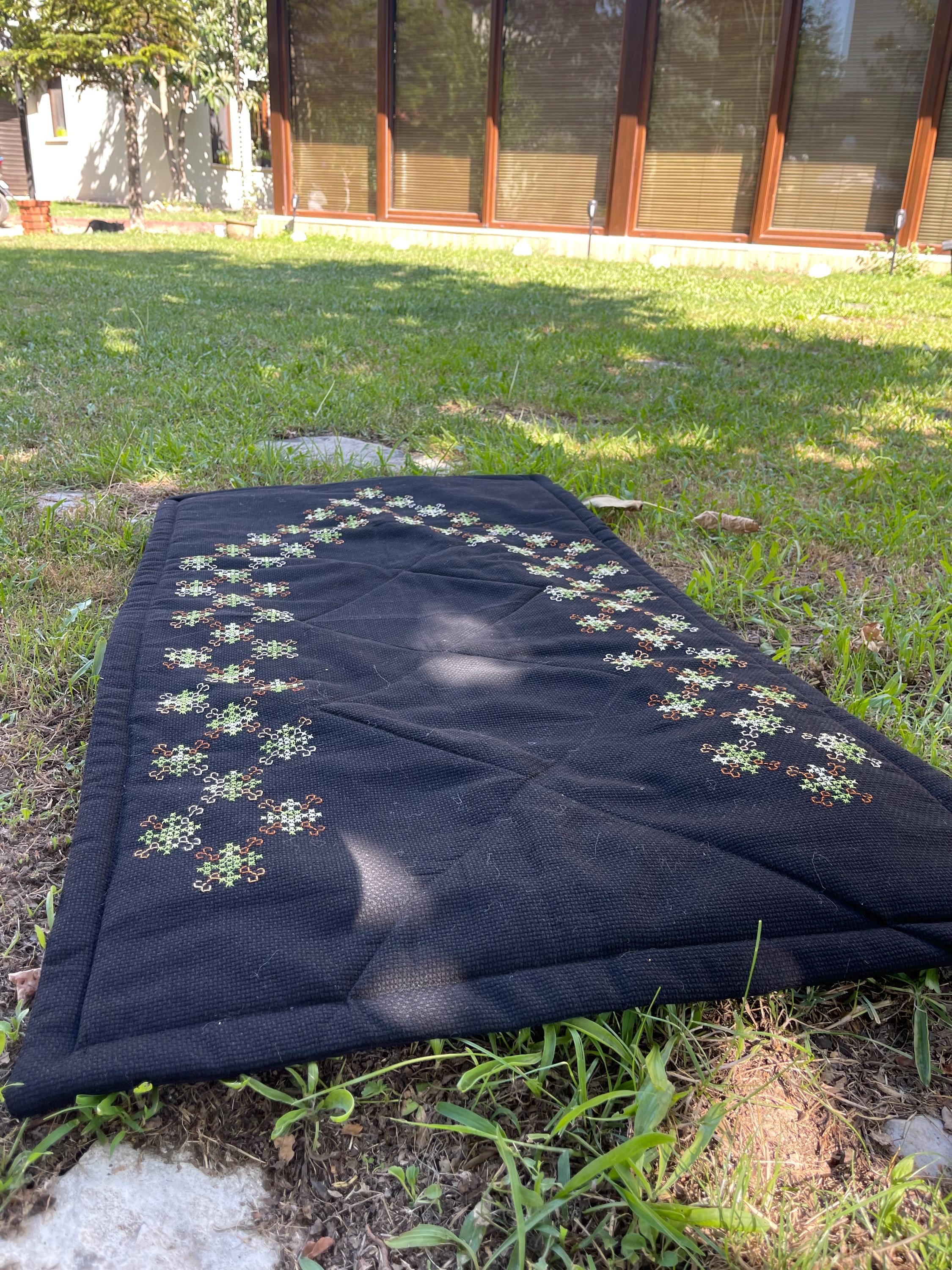 Embroidery Prayer Rug, Handmade Janamaz - Etsy