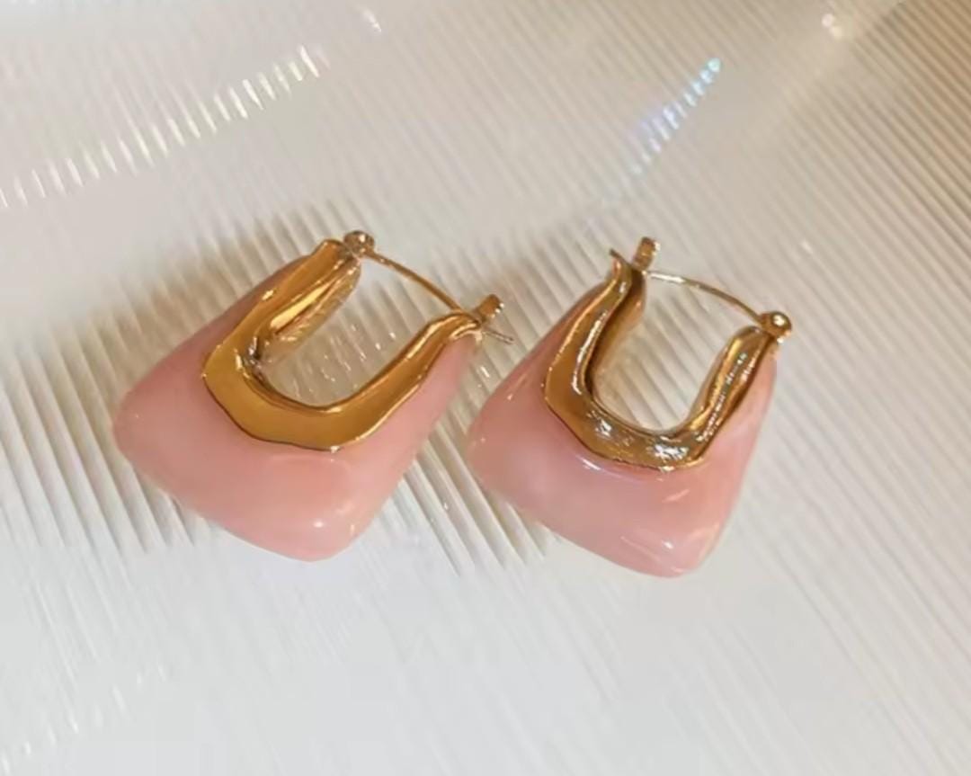 1 Pair Elegant Vintage U-shaped Hoop Earrings - Etsy